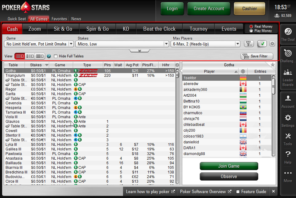 News: Changes coming to the PokerStars lobby